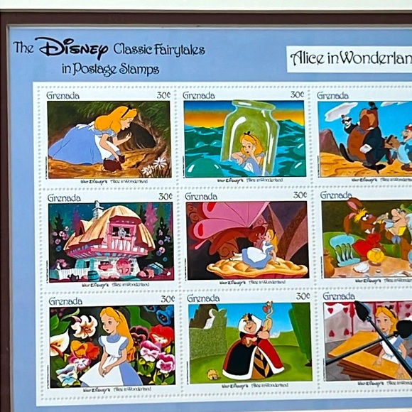 Disney | Art | Alice In Wonderland Framed Disney Classic Fairytales ...